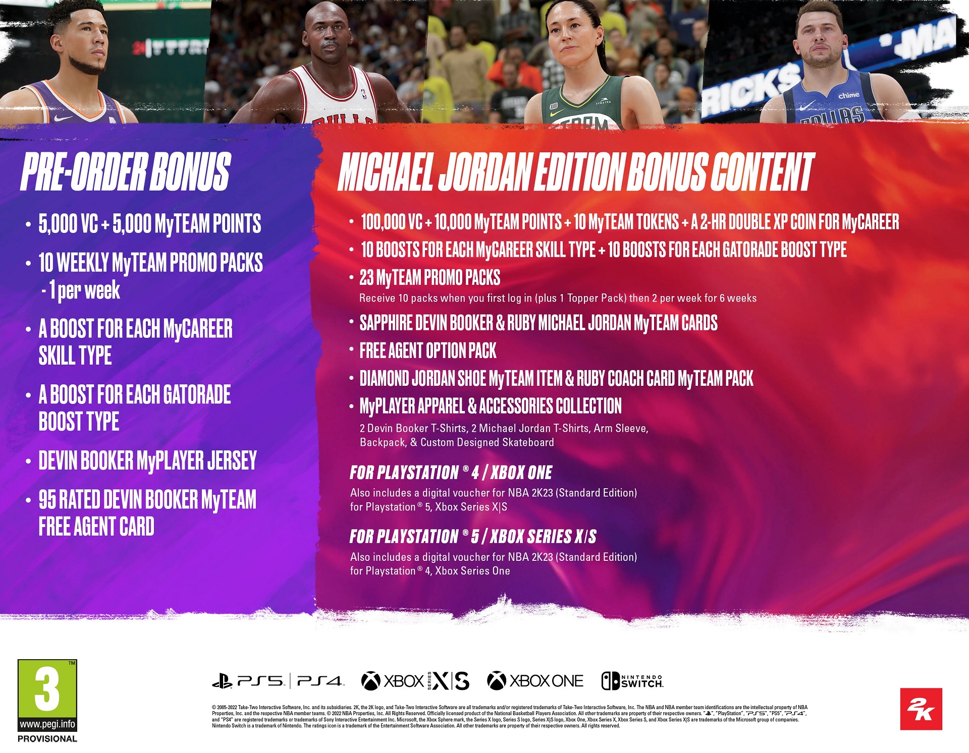 NBA 2K23 Michael Jordan Edition PS5 - Sat Media